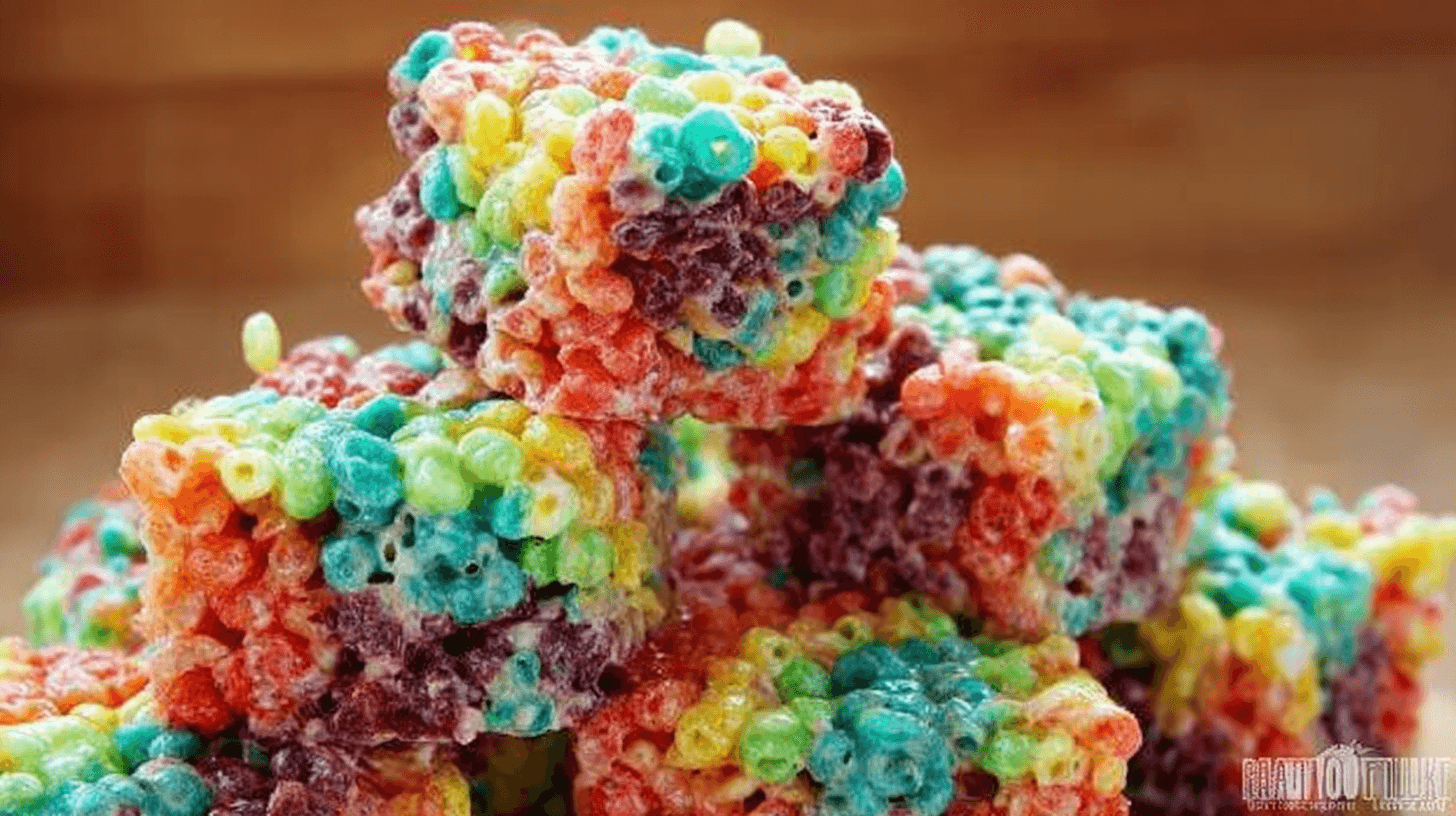 Vibrant Trix Krispie Treats: Easy No-Bake Cereal Bars